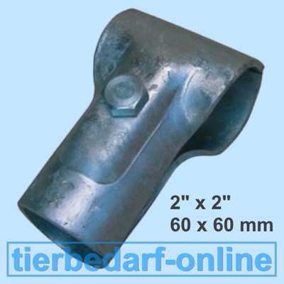 T-Schelle T-Schellen zweiteilig 2" x 2" (60 x 60 mm) mit Schraube | eBay.de