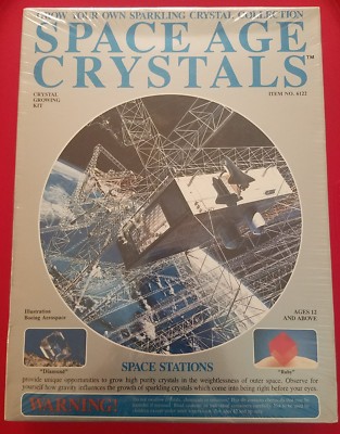 Space Age Crystals Growing Kit DIY Space Stations Item No. 6122 Brand ...