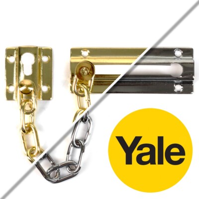 YALE SLIDING DOOR CHAINS High Security ID Caller Restrictor Limiter ...