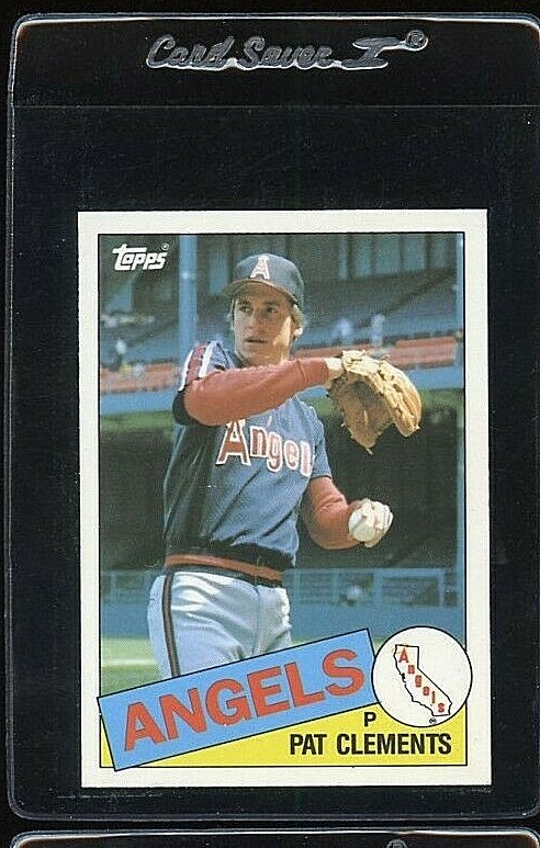 1985 TOPPS TRADED TIFFANY #23T PAT CLEMENTS ROOKIE RC CALIFORNIA ANGELS ...
