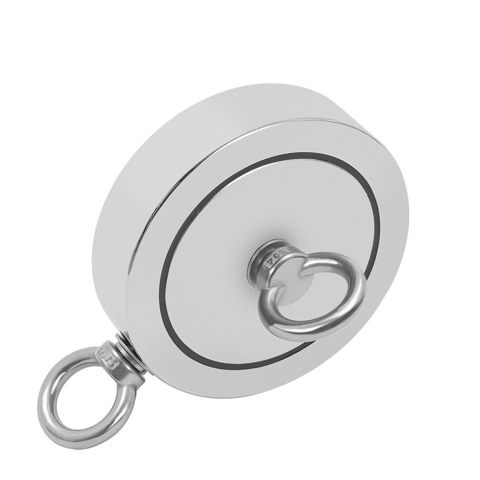 R136 Double Sided Fishing Magnet,Neodymium Magnet 13.6*4 cm/ 5.35*1.57 ...