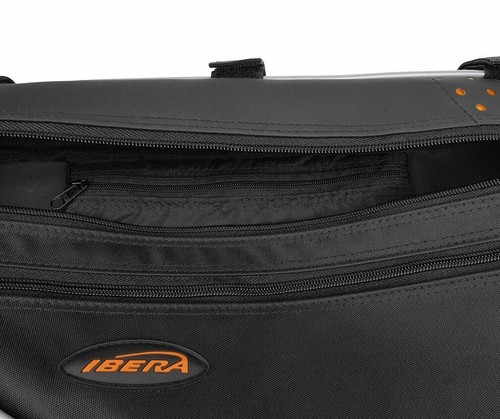 IBERA Triangle Bicycle Top Tube Frame Bag Multiple Compartment BLK ...