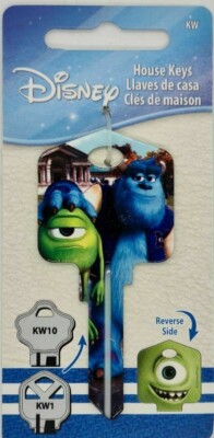Monsters Inc - Mike and Sully House Key Blank - Collectable Key ...