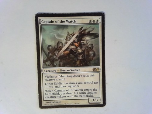 Captain of the Watch Magic 2010 - Magic the Gathering MTG White | eBay
