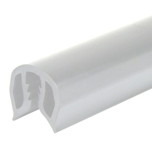 15m Gunwale Rubber 35mm PVC Gunnel Boat Trim Edging White End Cap ...