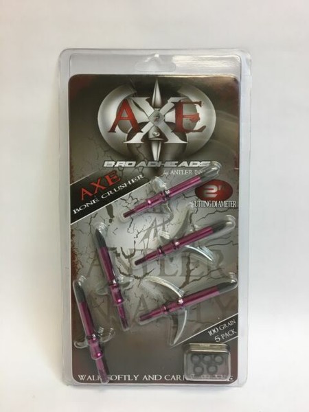 Antler Insanity LLC 1005abc AXE Bone Crusher 2 Blade 2" Cut Broadhead ...