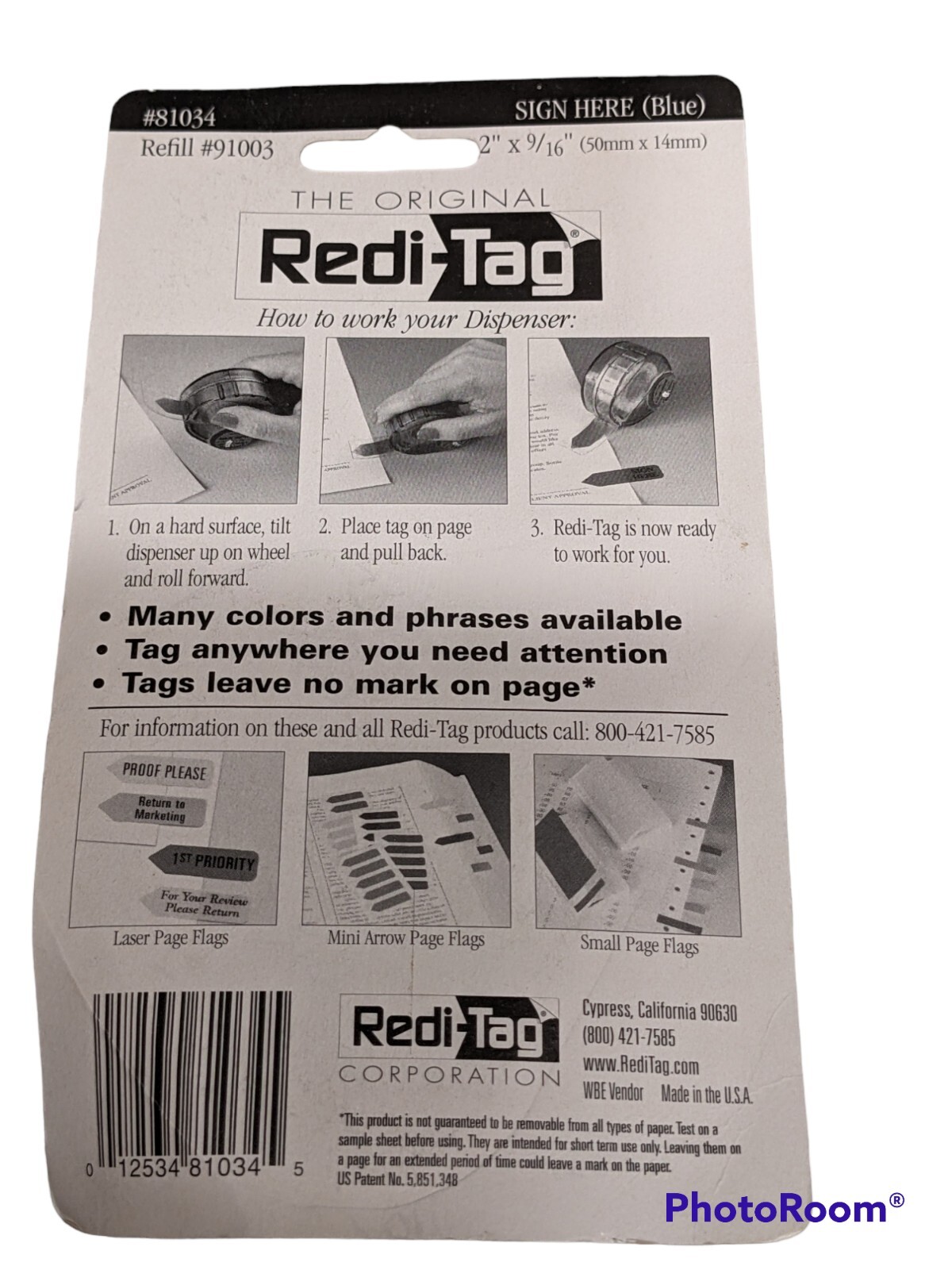 Redi-Tag Arrow Message Page Flags in Dispenser Rtg81034 for sale online ...