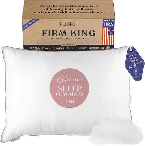 Zen Fluff Pillows - Down Alternative - King Bed Pillow for Sleeping ...