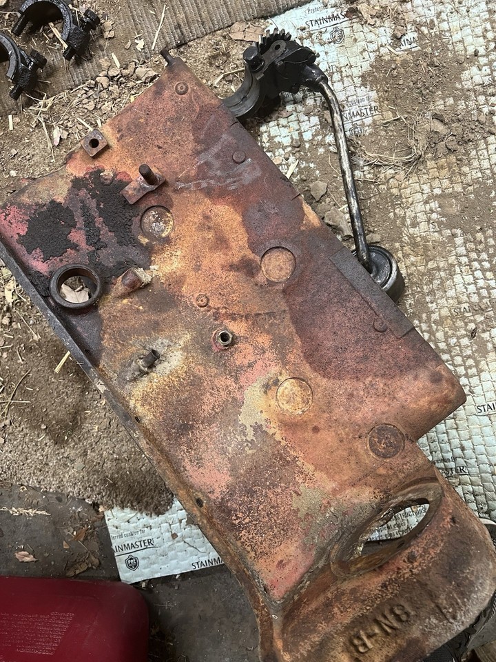 Ford 8N Tractor Side Distributor Engine Block With Main Caps & Oil Pump ...