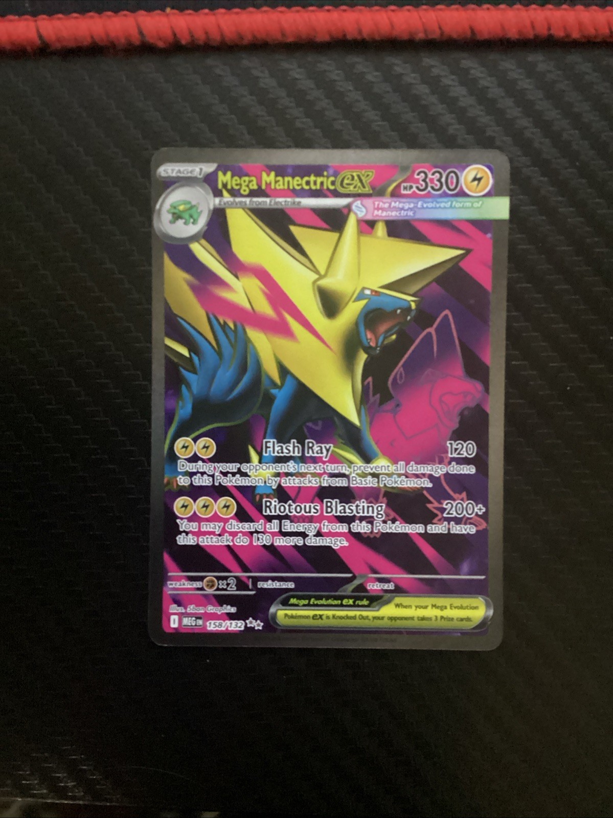 Mega Manectric ex Ultra Rare ME01: Mega Evolution 158/132 NM | eBay