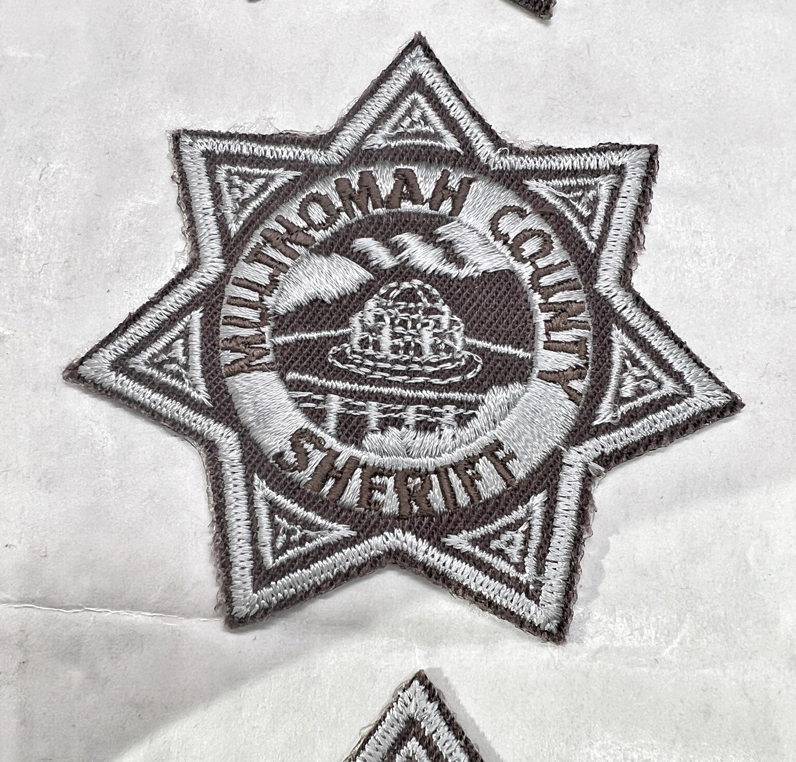 Vtg Obsolete 80s Oregon Multnomah County Deputy Sheriff Sticker Patches ...