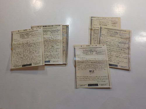 11 WW2 V-Mail Letters 1256th Engineer Combat Battalion Robert Barker ...