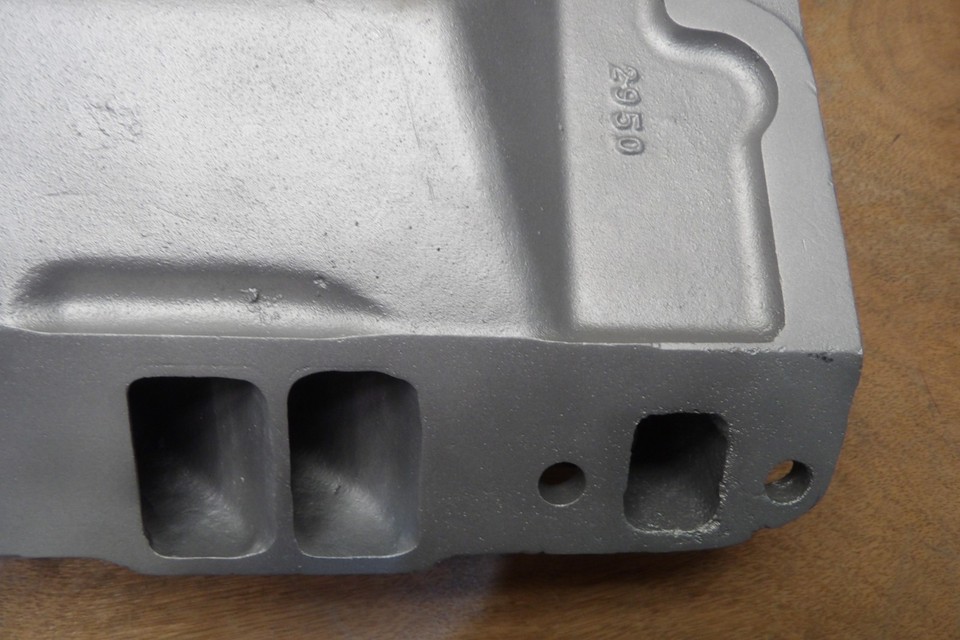 Edelbrock Scorpion 2950 Small Block Chevy Air Gap Alum Intake Manifold ...
