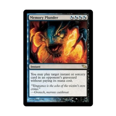 WOTC MtG Shadowmoor Memory Plunder (R) (Foil) EX | eBay