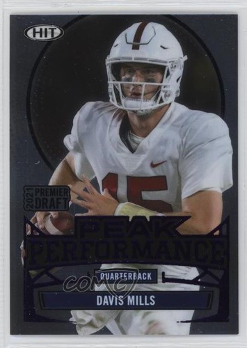 2021 Sage Premier Draft Peak Performance Davis Mills #PK-DM Rookie RC ...