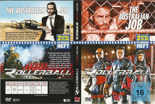 (DVD) The Australian Job & Rollerball - Guy Pearce, Chris Klein, Jean Reno | eBay