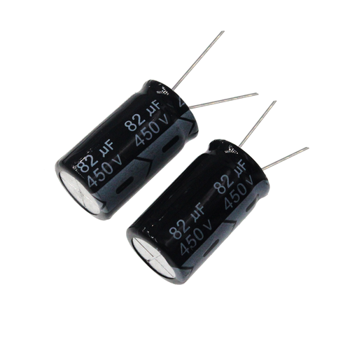 1pcs 82uF 450V 82MFD 450Volt 18*30mm Aluminum Electrolytic Capacitor ...