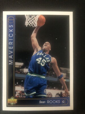 1993-94 Upper Deck Sean Rooks #298 Dallas Mavericks | eBay