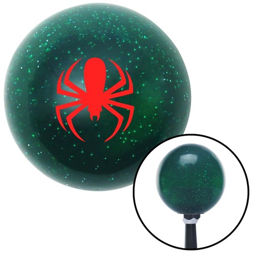 Red Spider Green Metal Flake Shift Knob USA Shifter Auto Manual speed ...