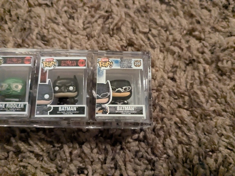 Funko Bitty Pop Lot of 4 Selina Kyle Catwoman Riddler Batman Justice ...
