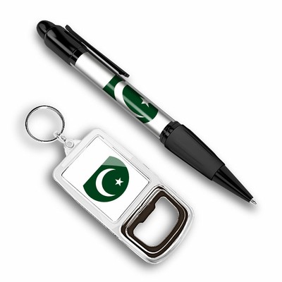 Pen & Beer Opener Keyring - Pakistan Flag #9087 | eBay