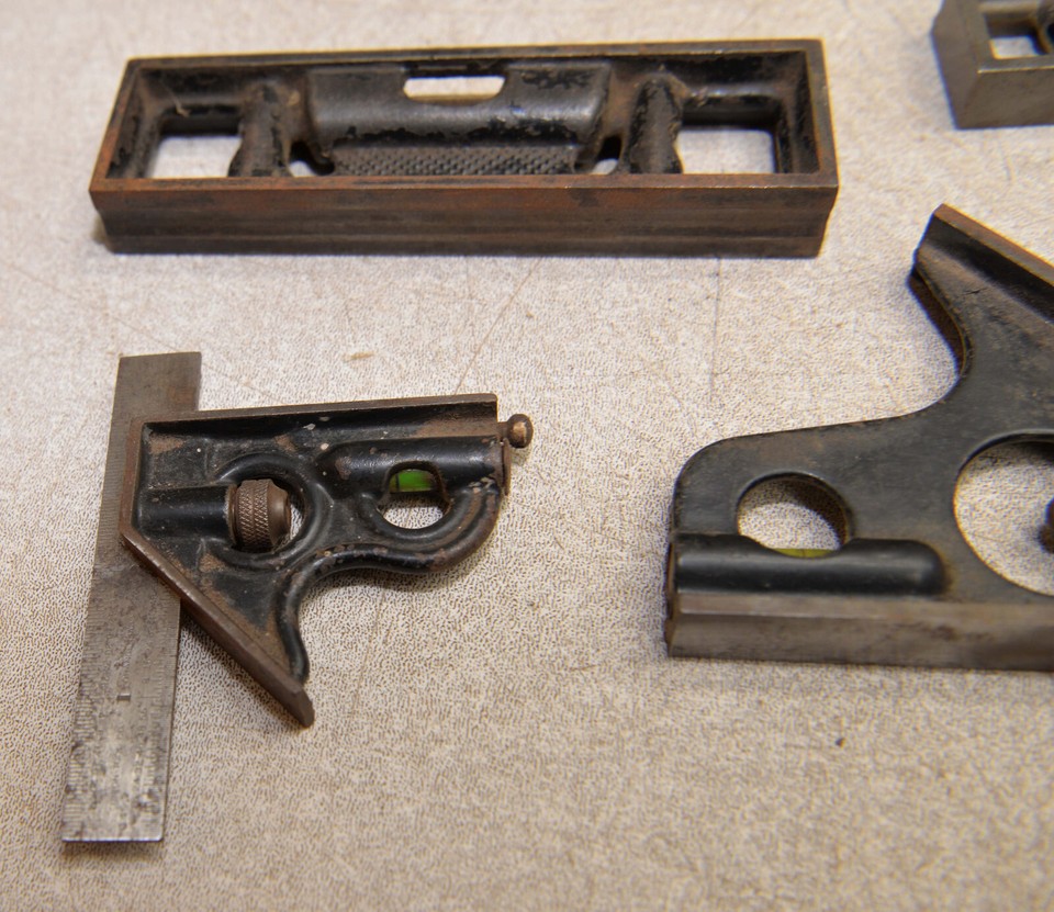 Machinist inspection tools Starrett 4 3/8, 6" level, Union 4 ...