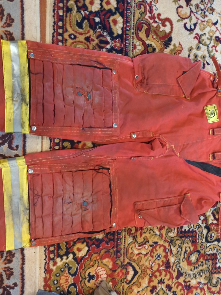 Retired Firefighter Gear Turnout Pants FIRE USED Size 42 X 28 SHELL ...