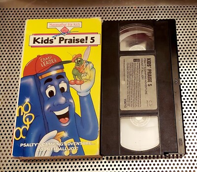 VHS Kids Praise 5 VHS Tape Psalty’s Camping Adventure Count It All Joy ...