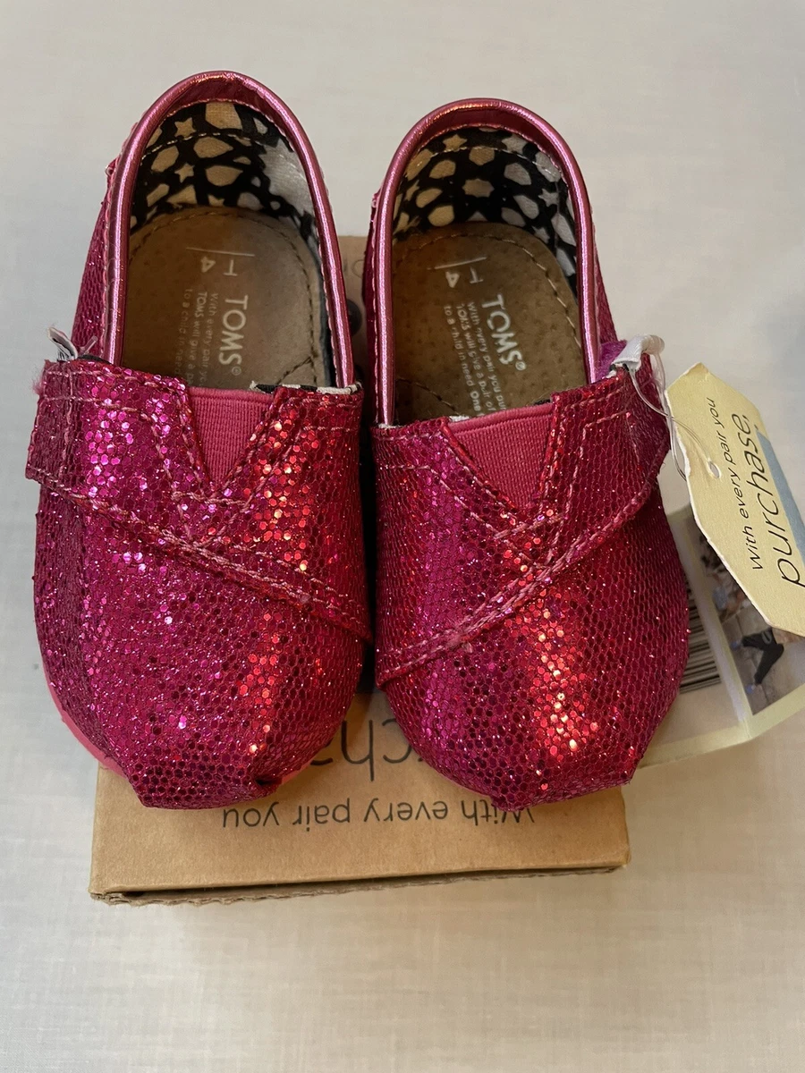 Toms Shoes For Girls Glitter