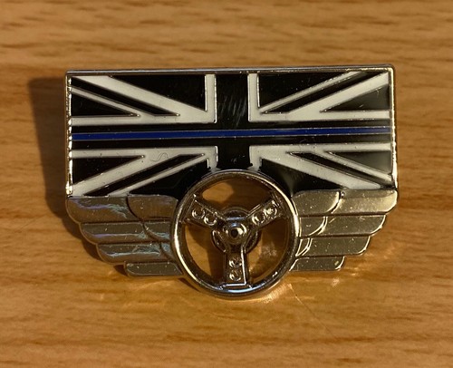 Thin Blue Advanced Police Driving Wings Silver Roadcraft Response ...