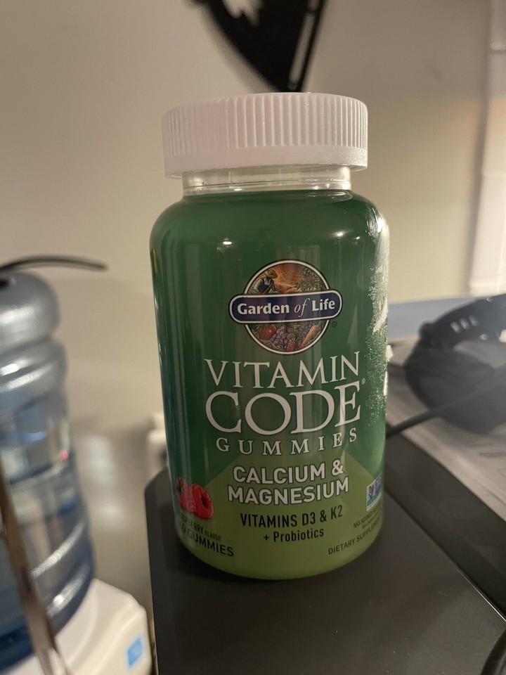 LOT OF 2! Garden Of Life Vitamin Code Gummies Calcium Magnesium 60 Ct ...