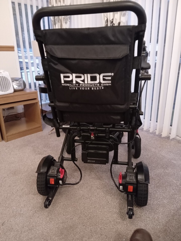 Pride I Go Transportable Lightweight Folding Electric Wheelchair Powerchair | eBay UK