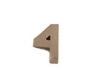 Number 4 Four Paper Mache Decoration Blank - 4 Inch Tall 650972349487| eBay