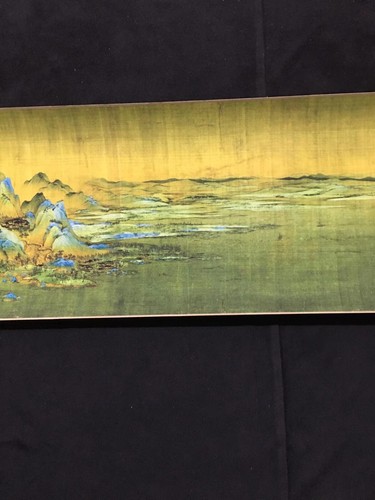 Chinese Old Long Scroll Painting A Thousand Li of Rivers Mountains Wang ...