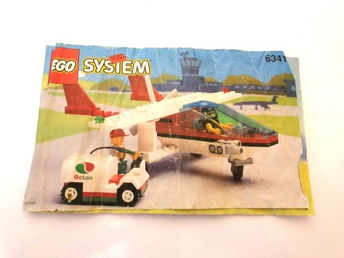 Lego 6341 Beschreibung Bauplan für Lego system Octan Flugzeug ungelocht ...