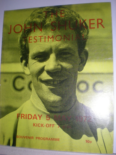 OXFORD UNITED v MANCHESTER CITY, John Shuker Testimonial, 5th May 1972 ...
