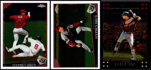 Topps Chrome Stephen Drew (3) Karten Lot - ADD SOME MAGIC TO YOUR COLLECTION - ... | eBay.de