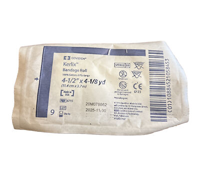 Covidien 6715 Kerlix Bandage Roll 4.5" x 4-1/8 yd, 6 ply 100% Cotton ...