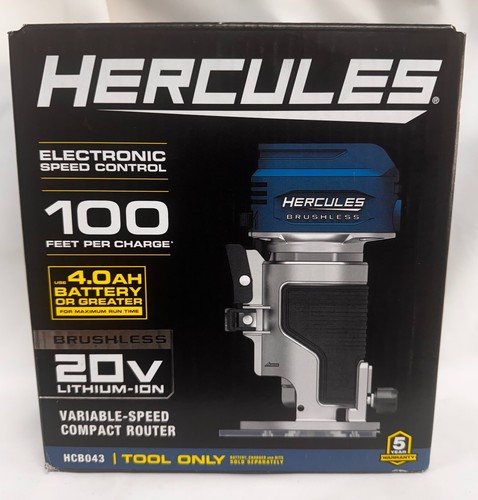 HERCULES 20V Brushless Cordless Compact Router - Tool Only | eBay