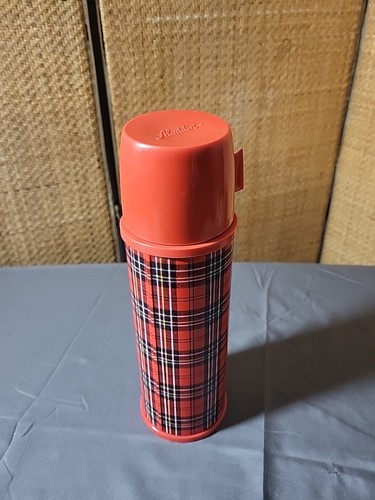 aladdin 24 oz red checkered thermos | eBay