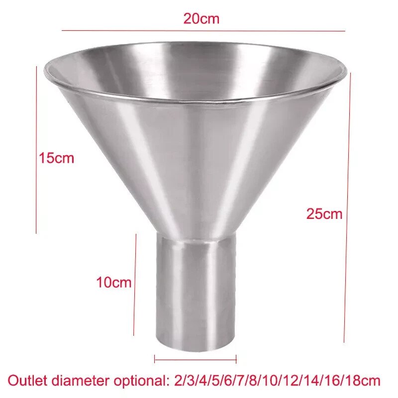 Stainless Steel Feeding Hopper with Support Stand Manual Filling ...