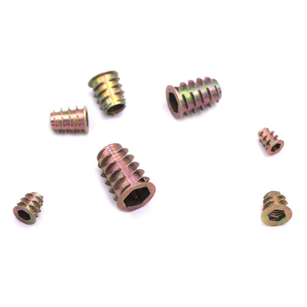 149 Pcs Zinc Plated Carbon Steel Threaded Inserts Wood Inserts Wood ...