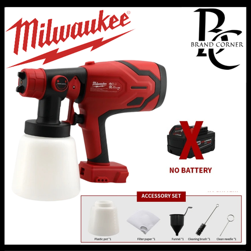 Milwaukee 800ML Electric Spray Gun Cordless Paint Sprayer Auto ...