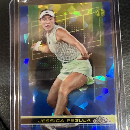 Jessica Pegula 2024 Topps Chrome Tennis Sapphire #37 First Card 🔥 | eBay