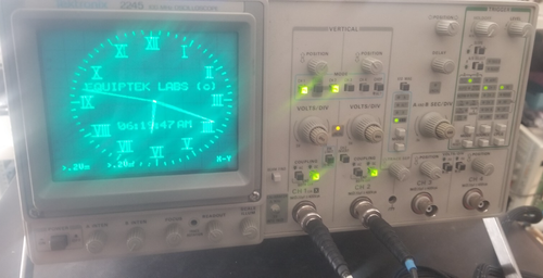 Tektronix 2245 Oscilloscope 100MHz 4 ch. 2 probes WORKS GREAT & BRIGHT ...