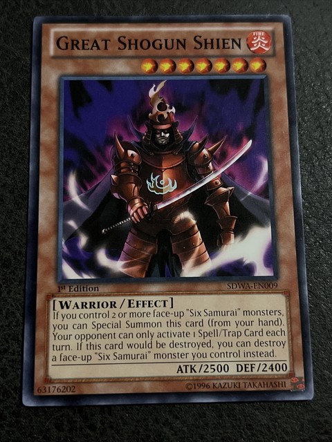 Yu-Gi-Oh! TCG Great Shogun Shien Structure Deck: Samurai Warlords SDWA ...