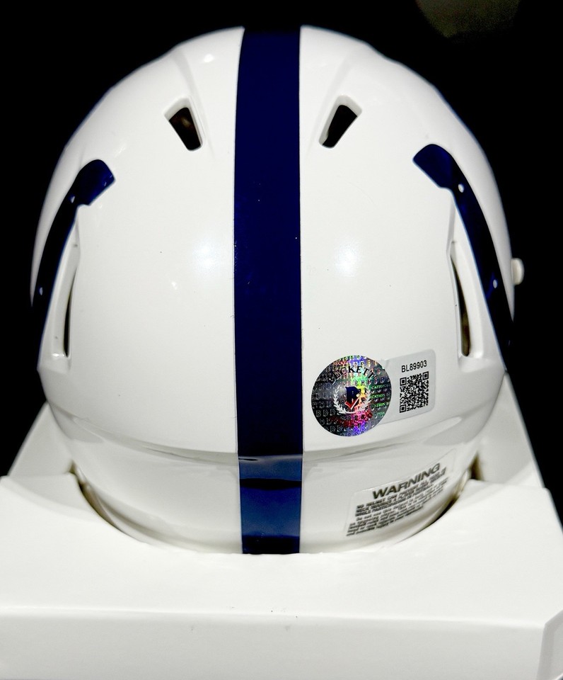 Pat McAfee Signed Mini Helmet Indianapolis Colts Punter Beckett ...