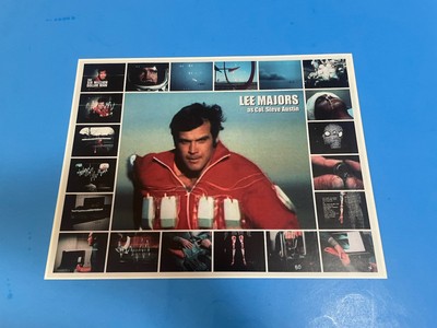 THE SIX MILLION DOLLAR MAN CRASH AND CREATION BIONICS POSTER PIN UP NEW ...