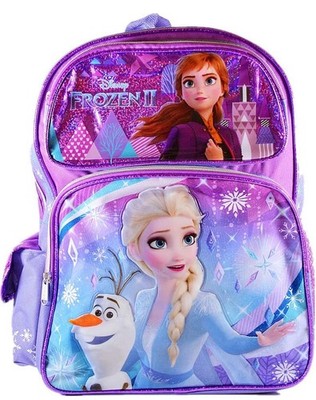 Frozen II Princess Anna Elsa & Olaf 16" Large backpack (10% Authentic ...