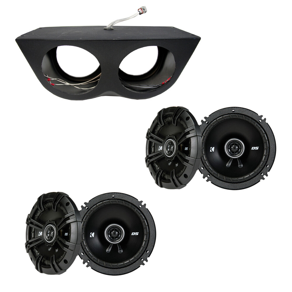 Kicker System DSC65 Marine Audio Boat Tower Quad 4 Way 6 1/2" Speaker ...